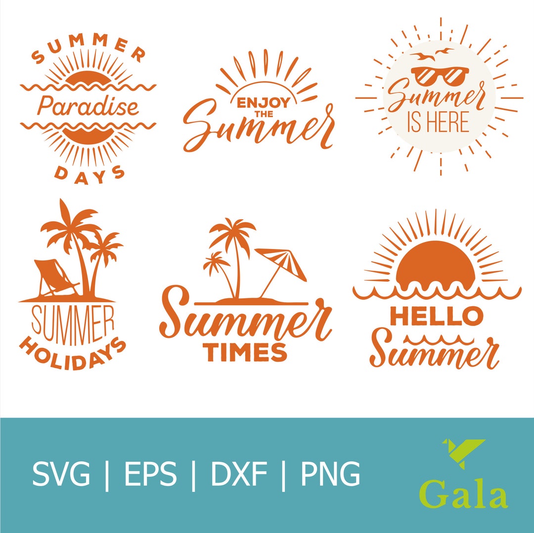 Summer SVG Bundle| Summer Svg| Beach Svg| Summer Design for Shirts ...