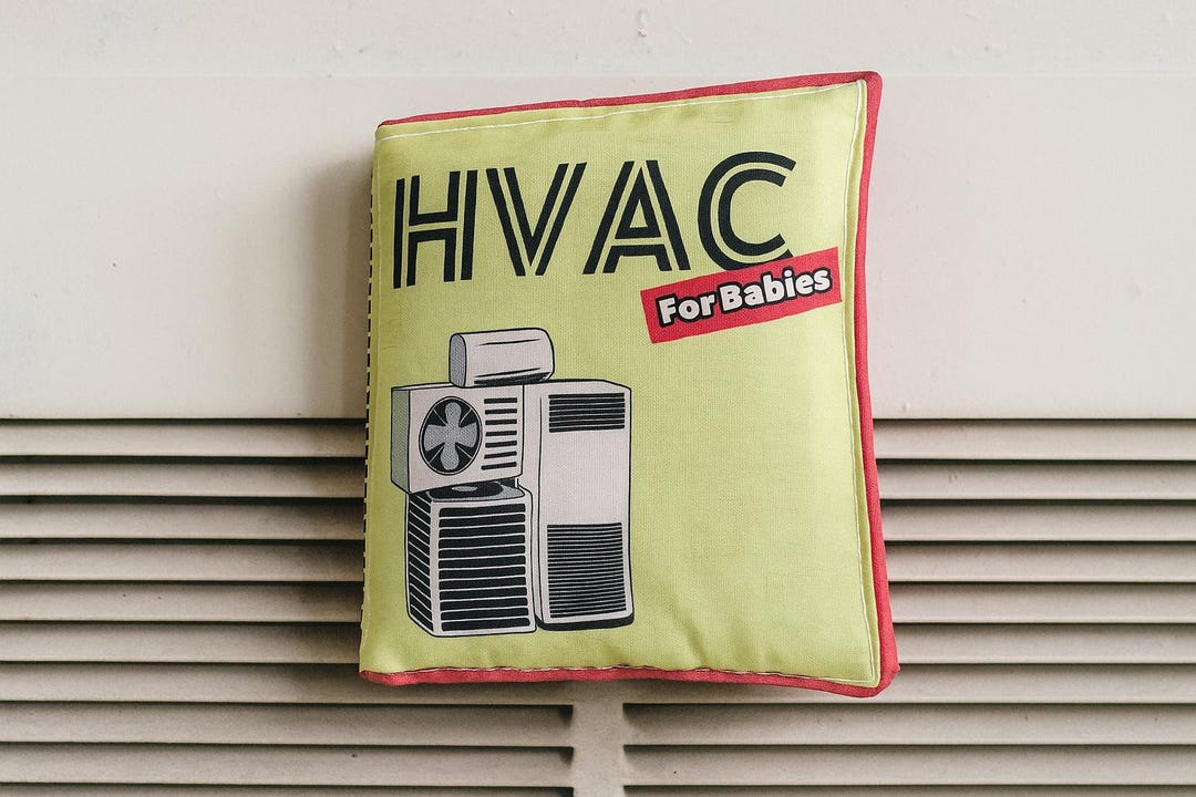 HVAC Baby Book - Handmade Soft Construction Book for Babies - Etsy