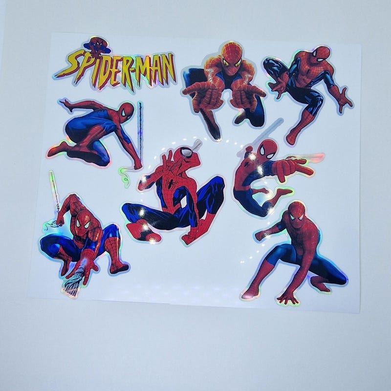 Spider Man Stickers - Etsy
