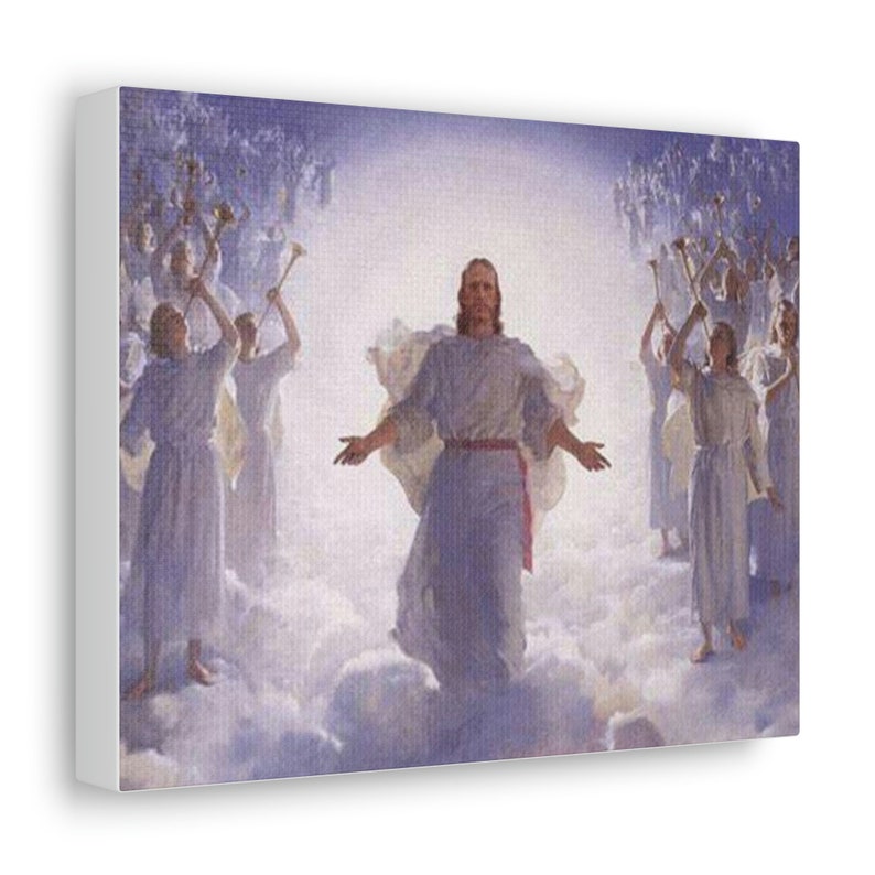 Canvas Gallery Wraps 2nd Coming of Christ - Etsy