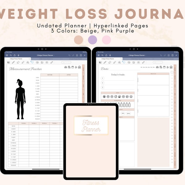 Weight Loss Planner - Etsy