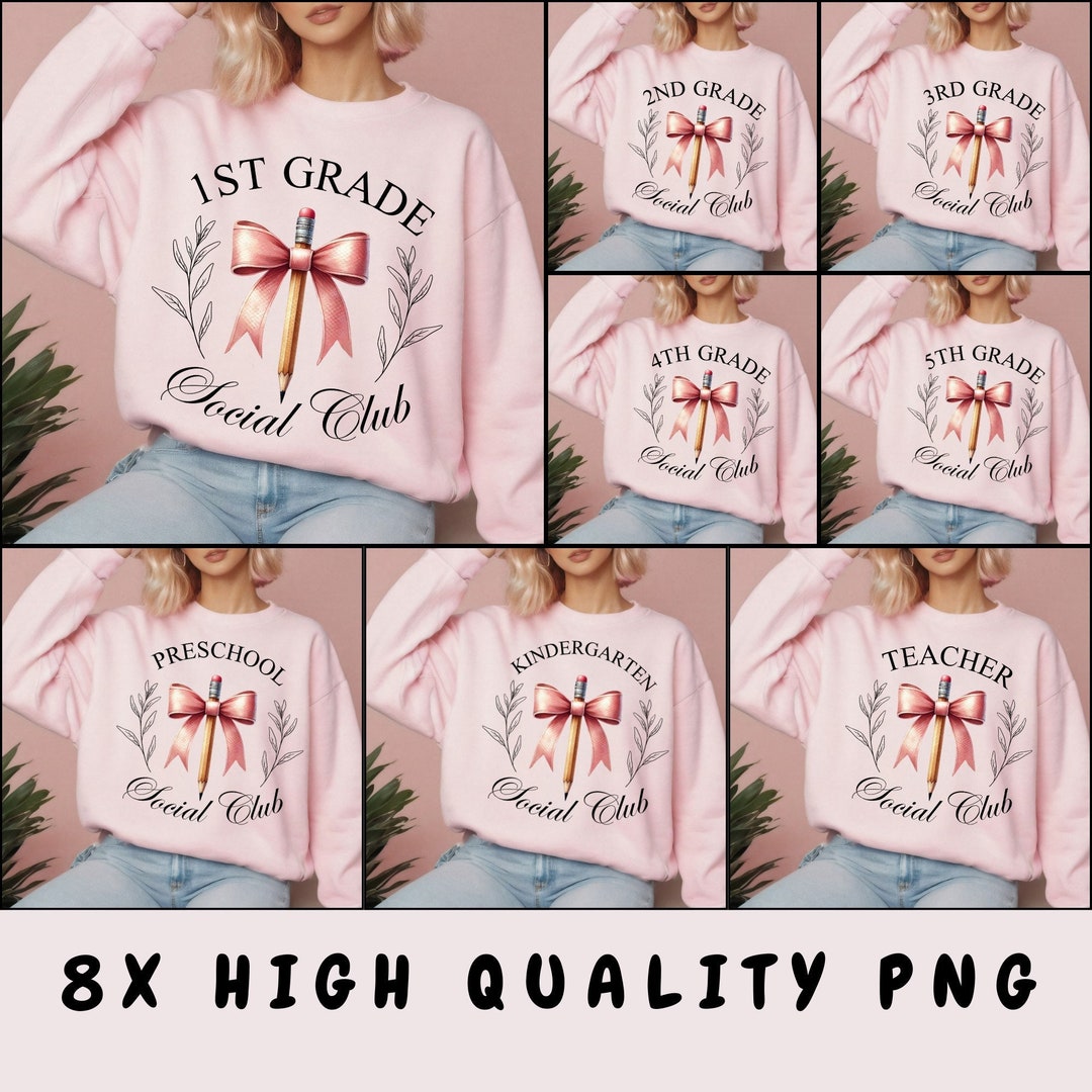 Teacher Coquette Pencil Bundle Png, First Grade,coquette Pencil Png ...