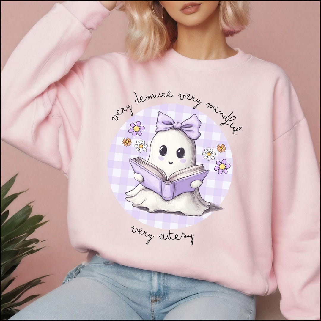 Very Demure Shirt Very Mindful Very Cutesy Design Demure Girl Bookish ...