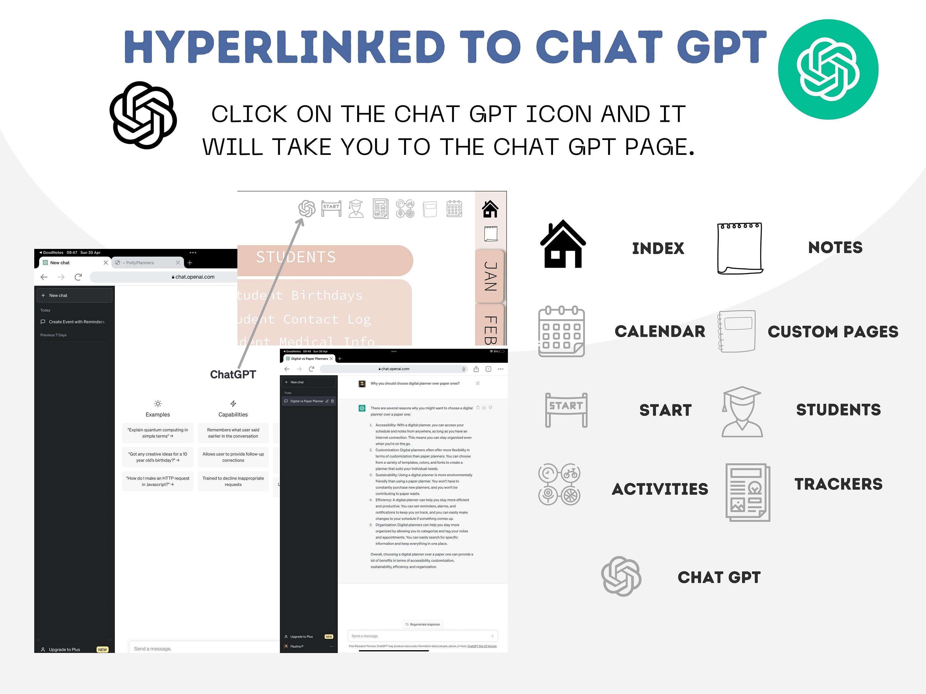 Teacher Digital Planner Goodnotes Teacher Notepad Undated Lesson ...