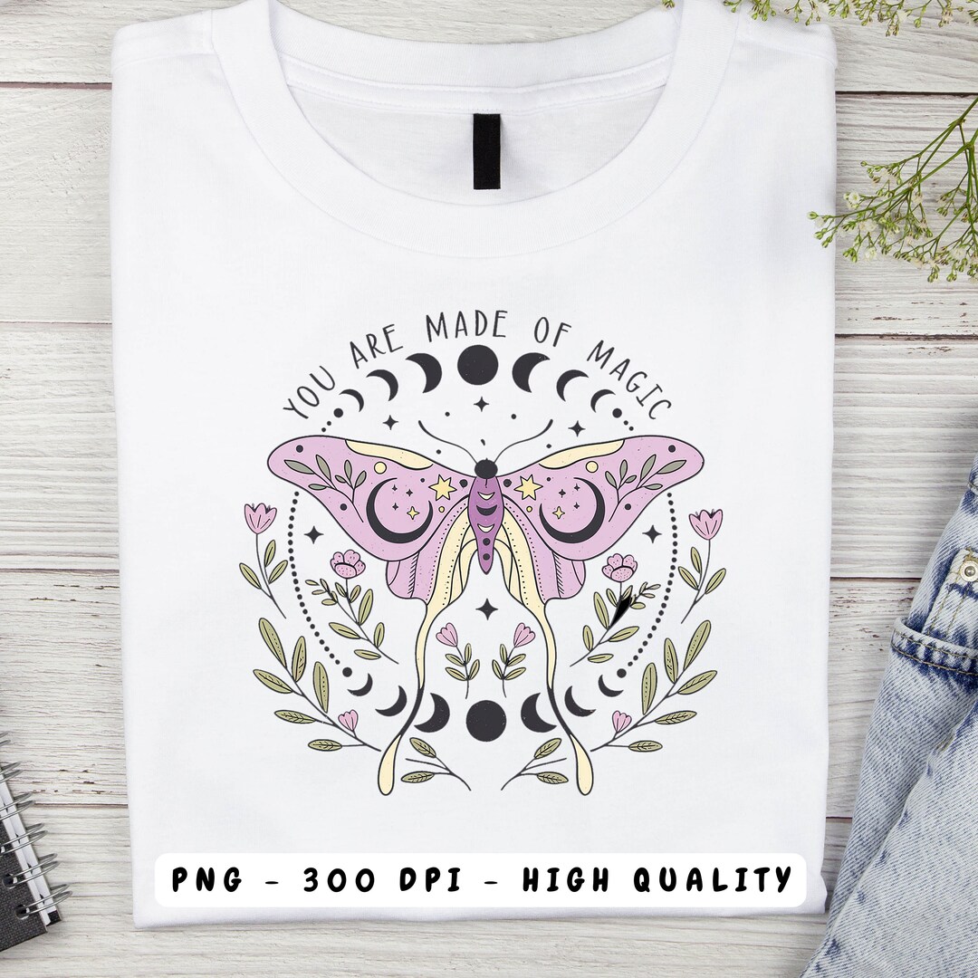Celestial Cottagecore Moth Png Witchy Aesthetic Trendy Png Celestial ...