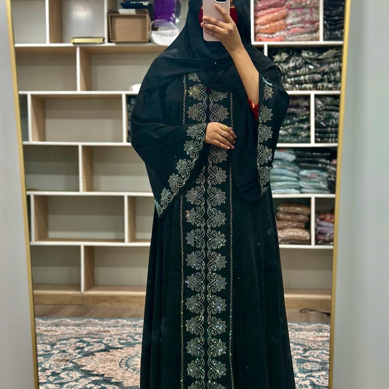 Black Abaya for Wedding - Etsy