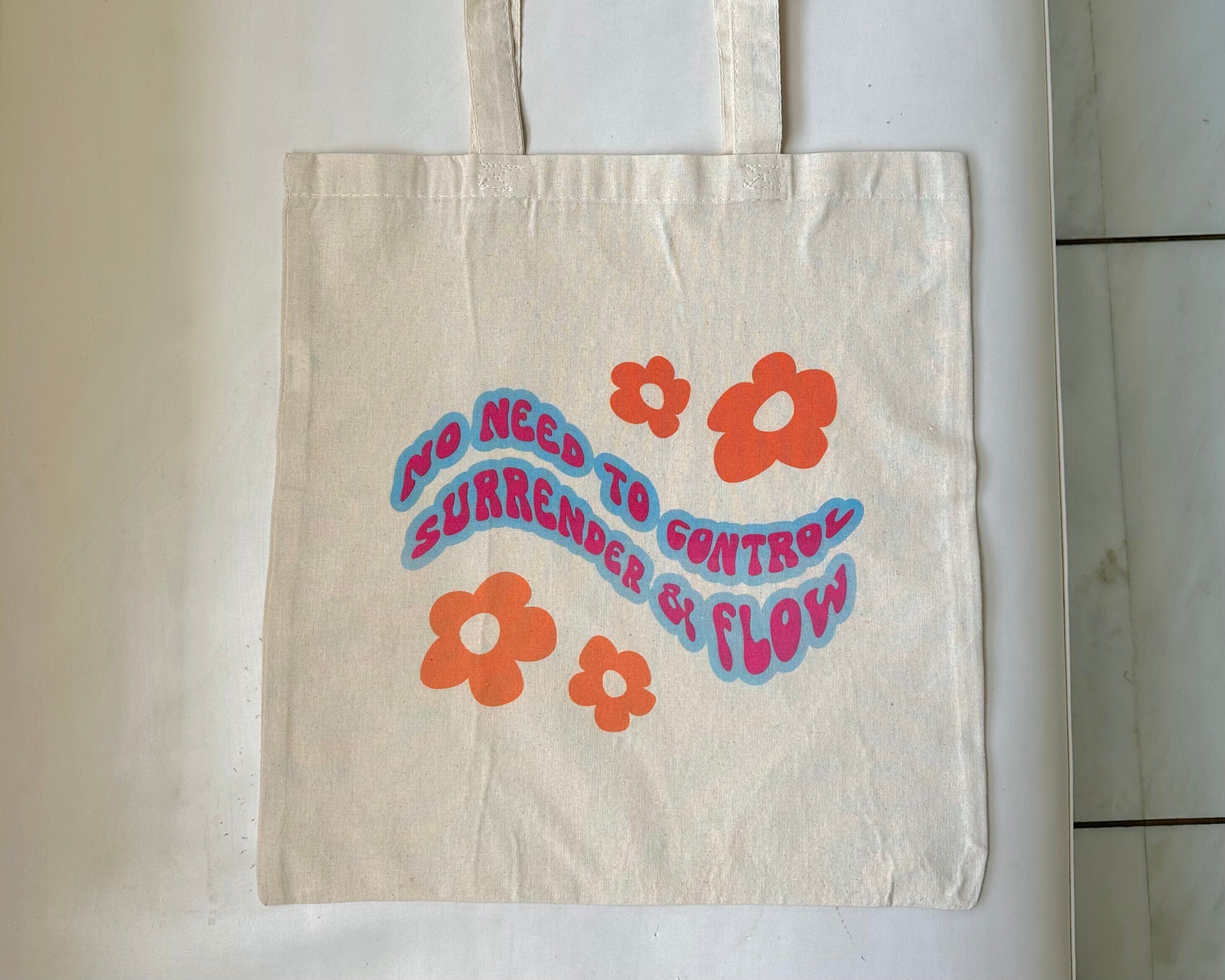 Aesthetic Tote Bag No Need to Control Tote Bag Canvas 100% Cotton ...