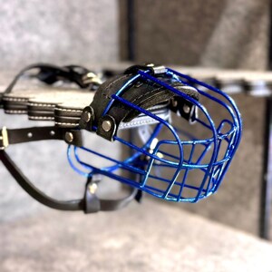 Custom Powder Coated Metal Wire Basket Dog Muzzle - Etsy