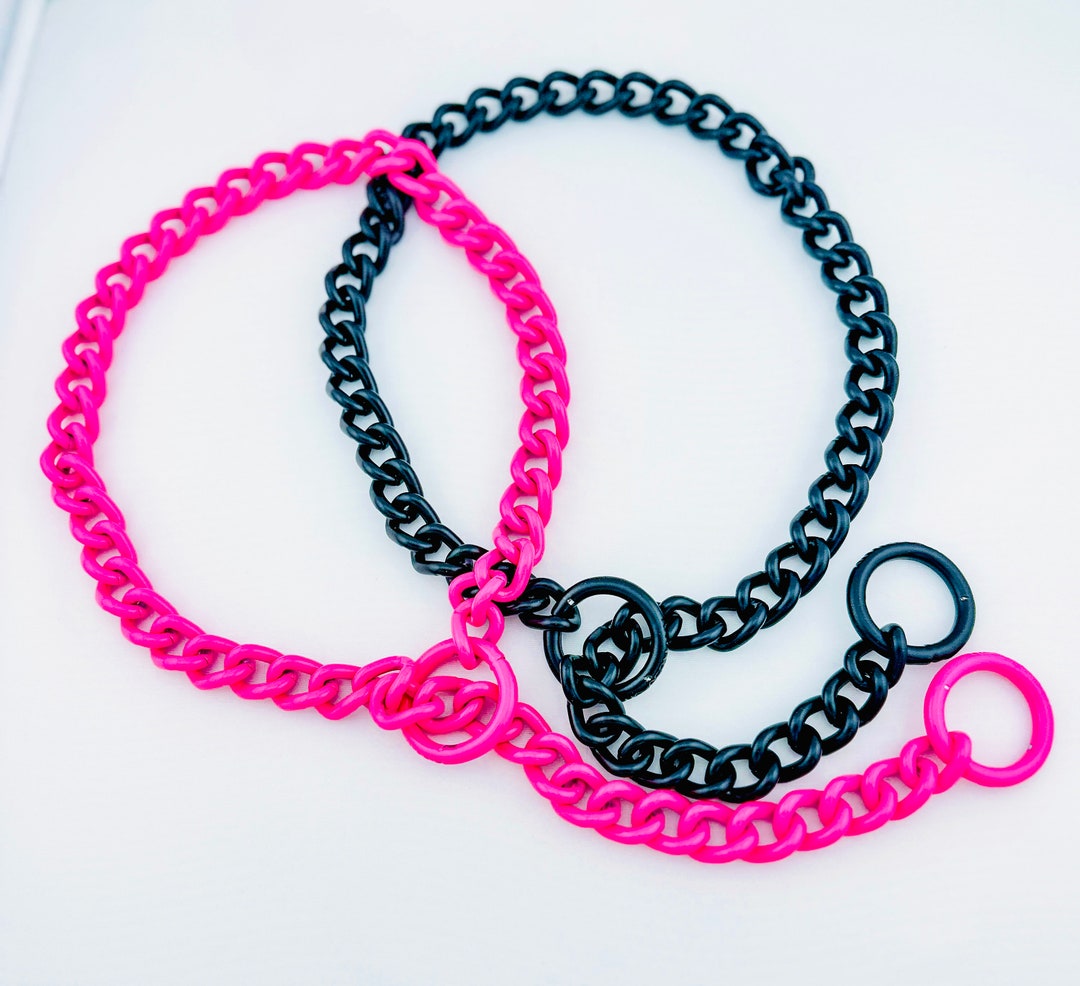 4mm Powder Coated Herm Sprenger Slide Chain/choke Chain Collar for Dogs ...