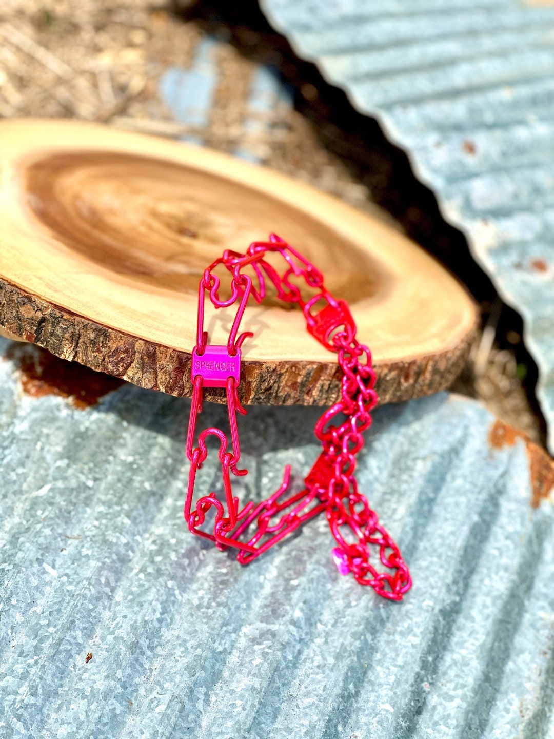 Custom Powder Coated Corkey Pink Herm Sprenger Prong Collar for Dogs ...