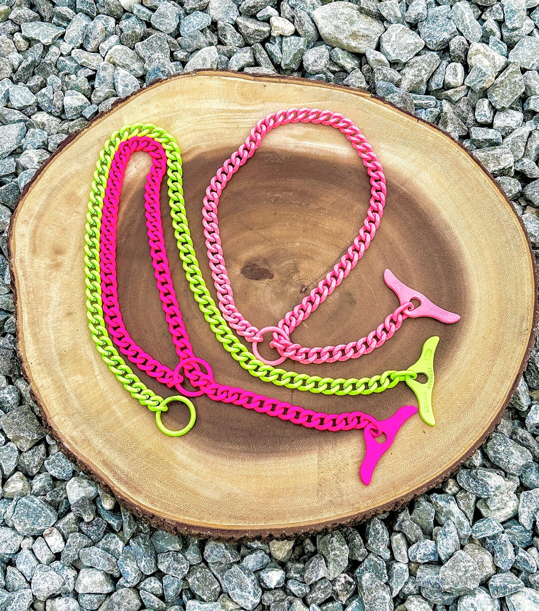 2mm Flat Short Link Powder Coated Herm Sprenger Choke Chain Collar With ...