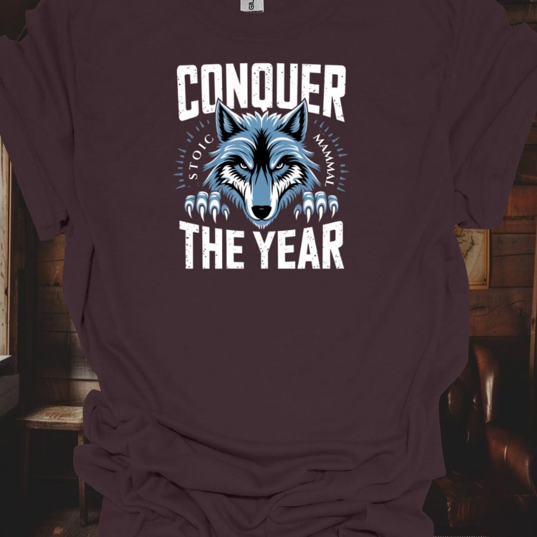 Stoic Wolf conquer the Year Unisex Ultra Tee - Etsy