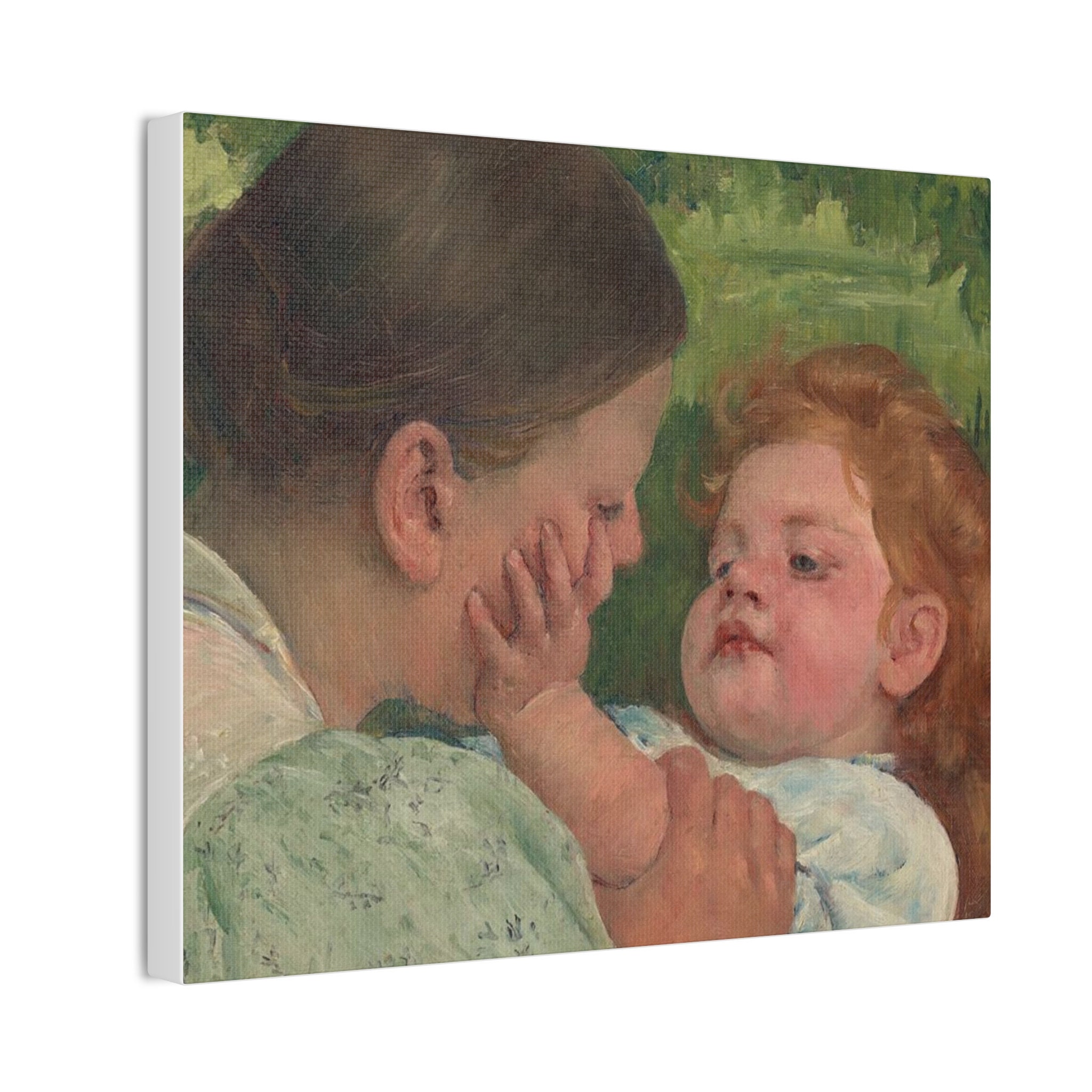 Maternal Caress by Mary Cassatt (1896) Print on Canvas || Stretched, 0. ...