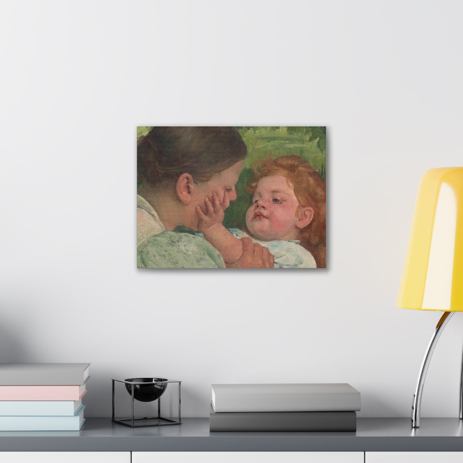 Maternal Caress by Mary Cassatt (1896) Print on Canvas || Stretched, 0. ...