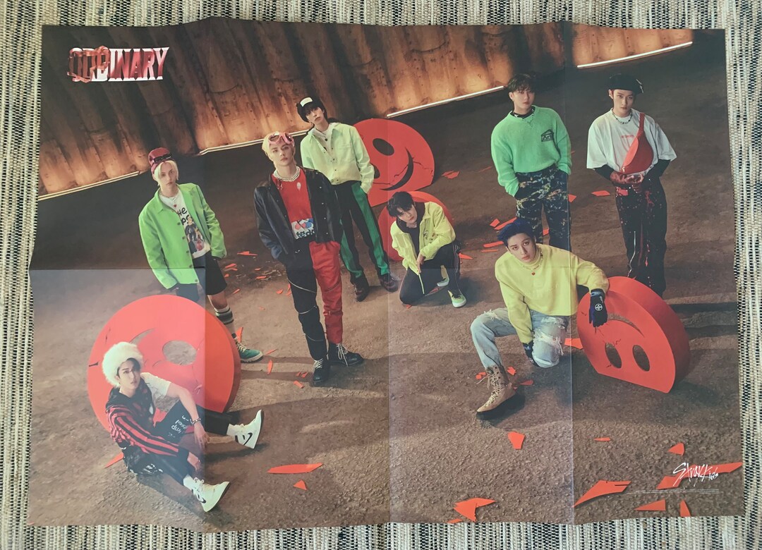 Official Stray Kids Oddinary Poster mask off Ver. FREEBIES - Etsy
