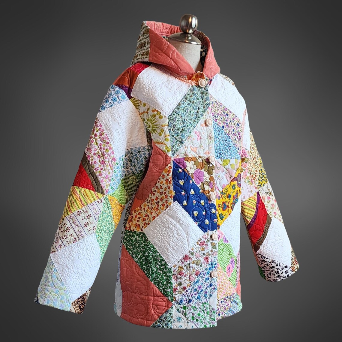 Quilt Coat Made From Upcycled Quilts - Etsy