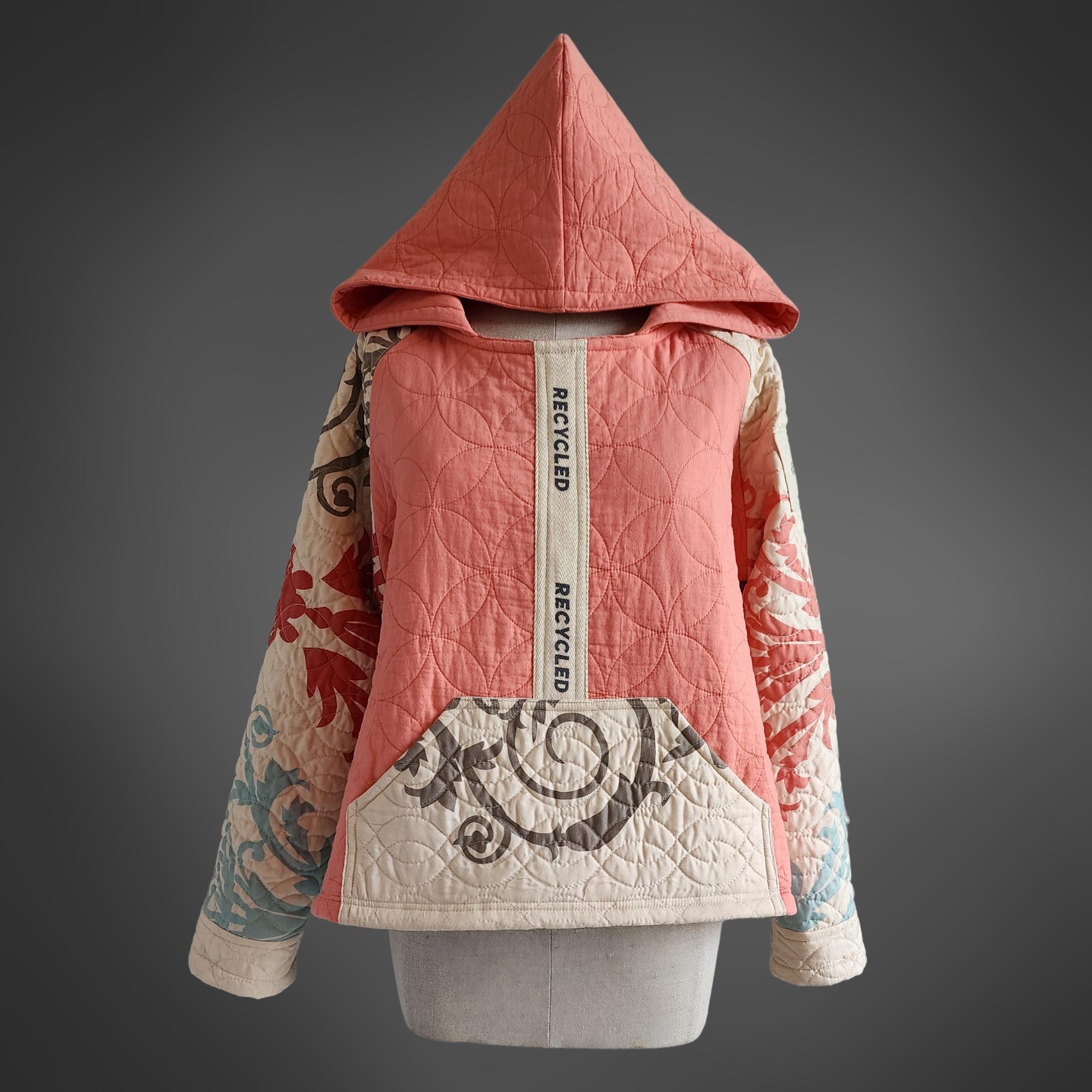 Quilted Hoodie Hand-made - Etsy