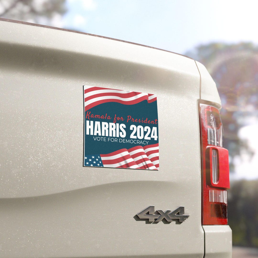 Car Harris 24 Car Magnet Kamala Harris Car Sticker Sign Magnet Harris ...