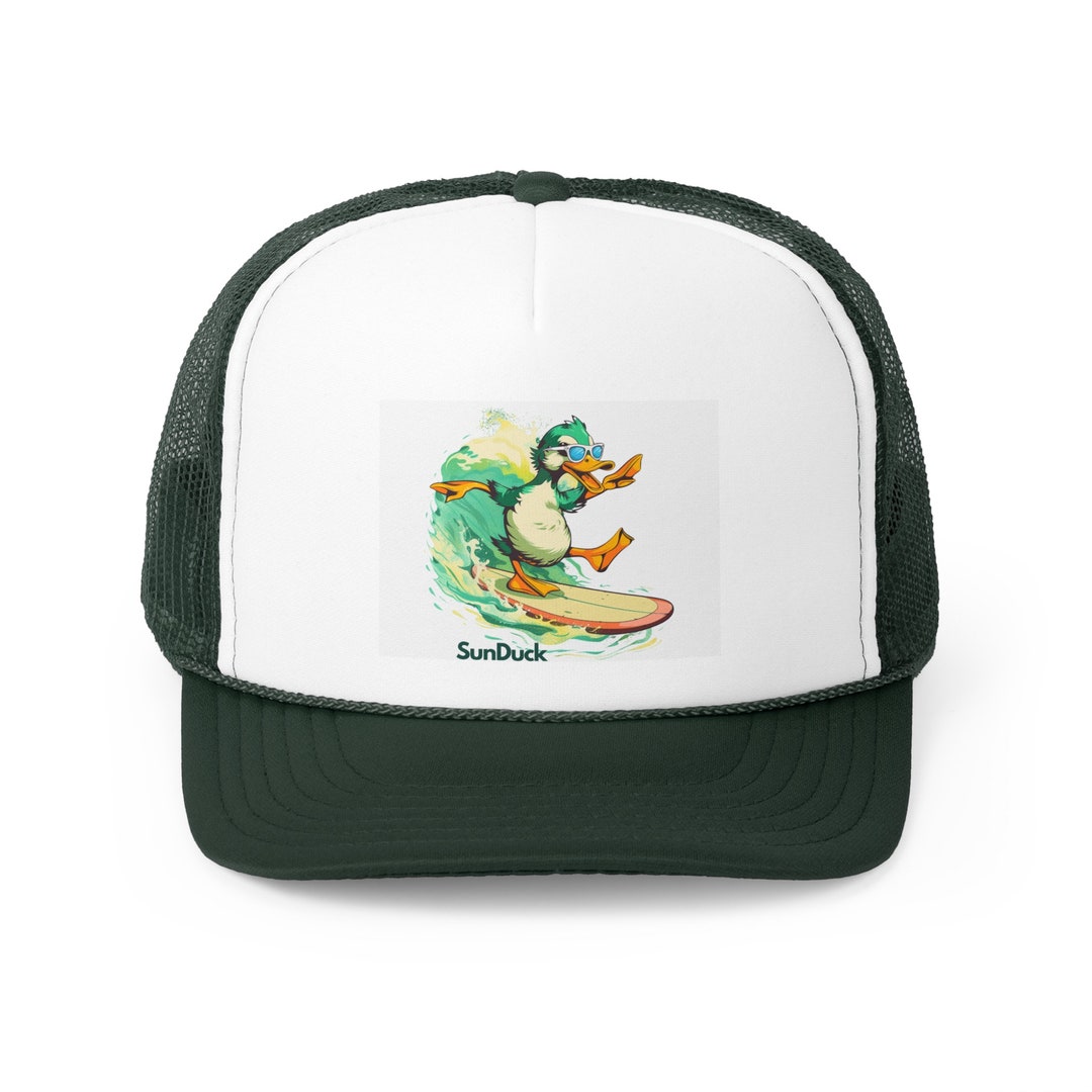 Trucker Hat Ducks Cap Sunduck Cool Foam Hat Fashion Gen Z Surf Hat Men ...