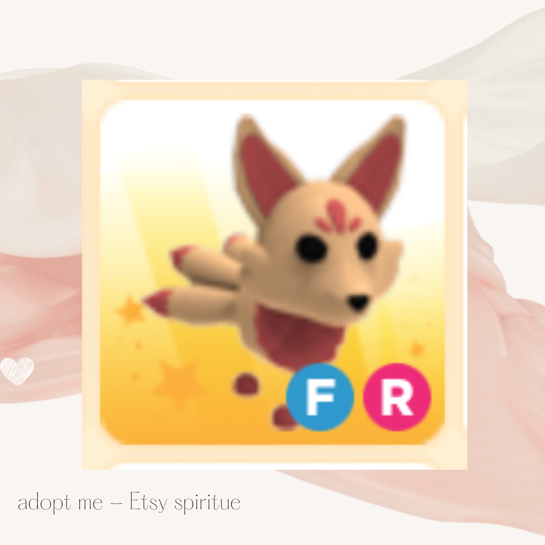 Kitsune NFR Adopt Me Fly Ride Legendary Pets - Etsy