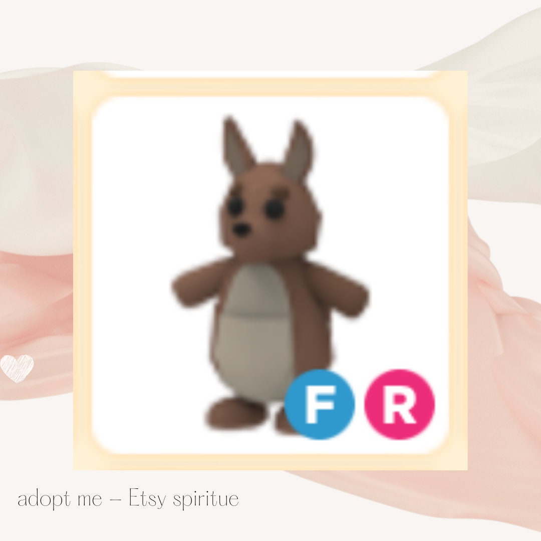Kangaroo FR Adopt Me Legendary Fly Ride Roblox Virtual Pet - Etsy