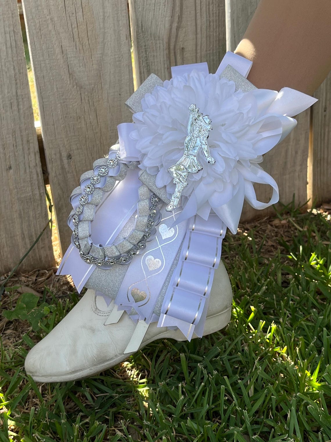 Homecoming Boot Mum-mini Mum Cosage Drill Team - Etsy