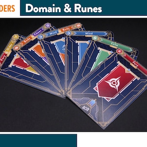 RIFTBOUND Basic & Dual COLOR DOMAIN Dividers, League of Legends ...