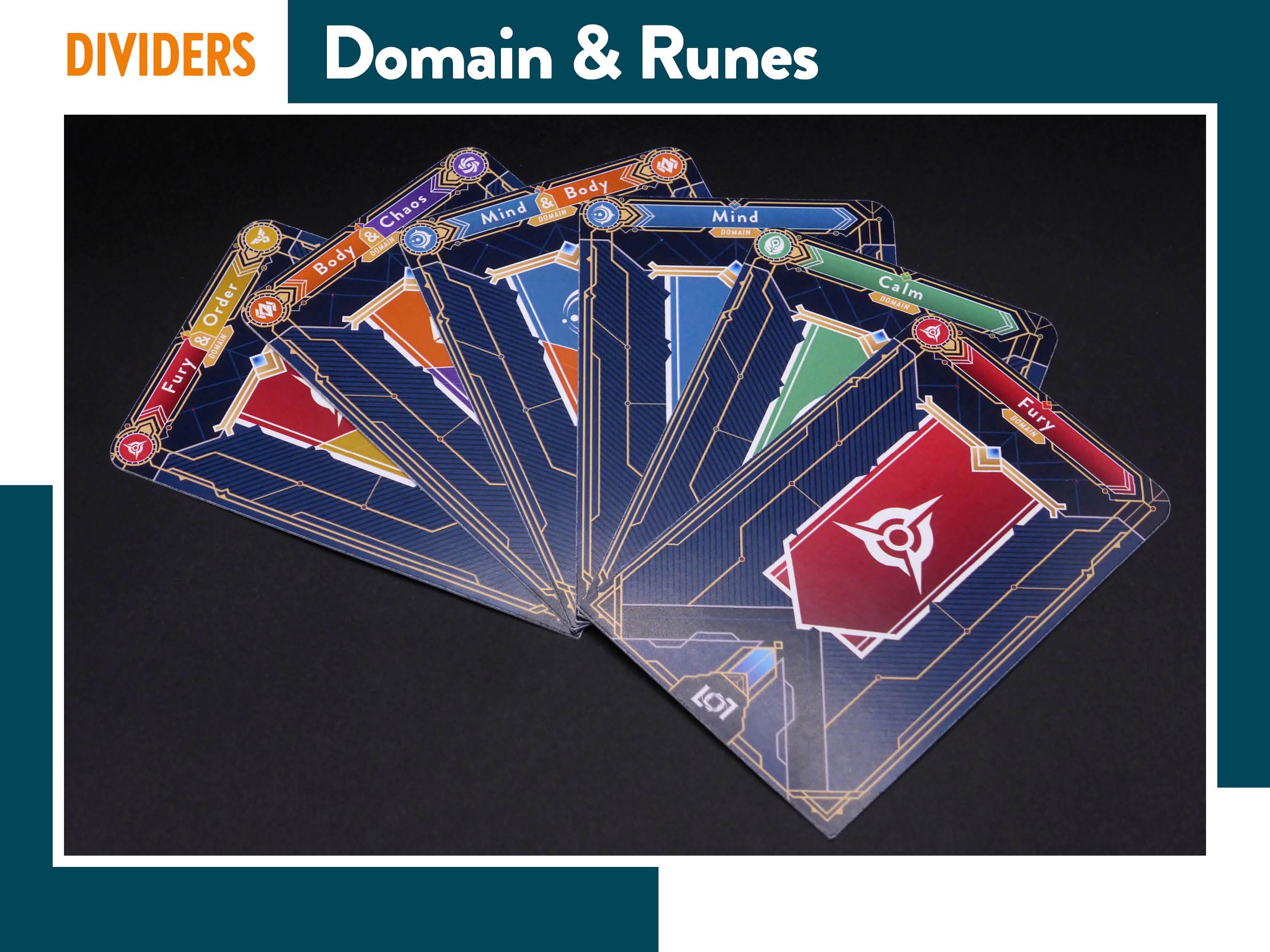 RIFTBOUND Basic & Dual COLOR DOMAIN Dividers, League of Legends ...