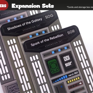 UNLIMITED 3 Dividers EXPANSION SET Star Wars Unlimited Card Separators ...