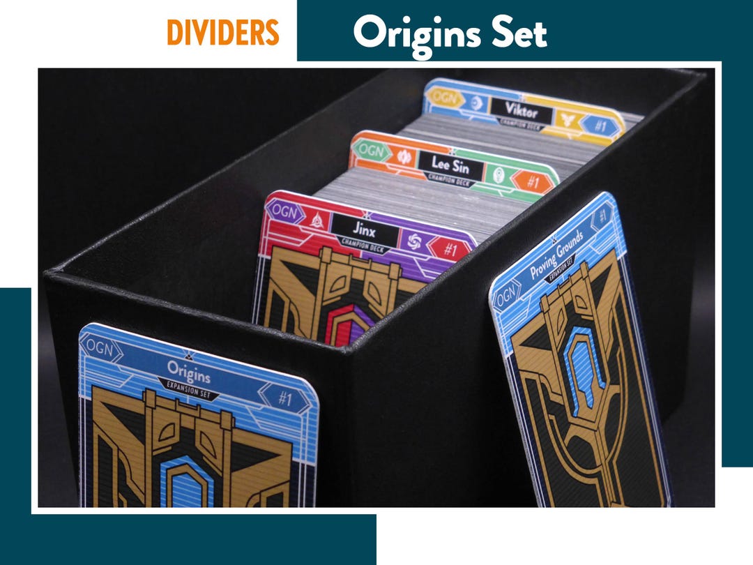 RIFTBOUND ORIGINS Epansion SET Dividers, League of Legends Separators ...