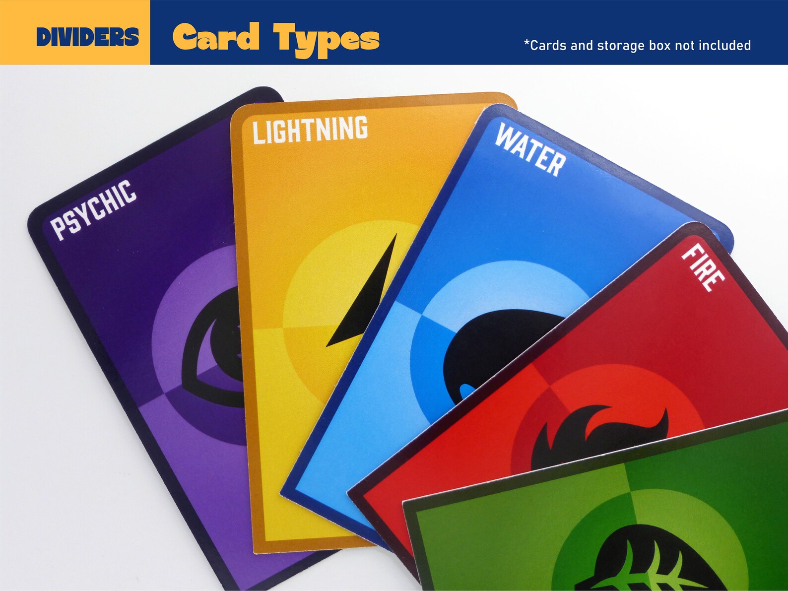 Pokémon Types Card Dividers Pokémon TCG - Etsy