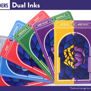 DUAL INK COLOR Dividers Lorcana 15pcs Separators - Lorcana Trading Card ...