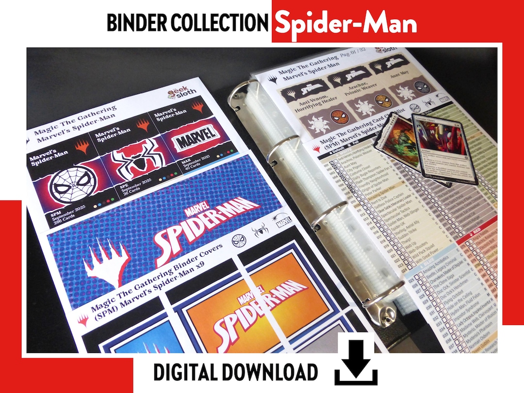 BINDER COLLECTION Marvel's Spider-man - Checklist, Placeholders, Covers ...