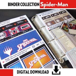 Mtg Binder Spider Man - Etsy