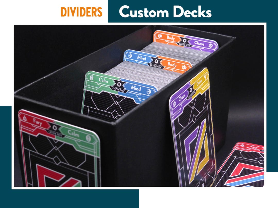 RIFTBOUND CUSTOM DECK Domain Color Dividers, League of Legends ...