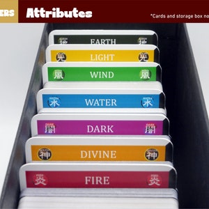 Yu-gi-oh Attributes - Card Dividers / Separators - Etsy