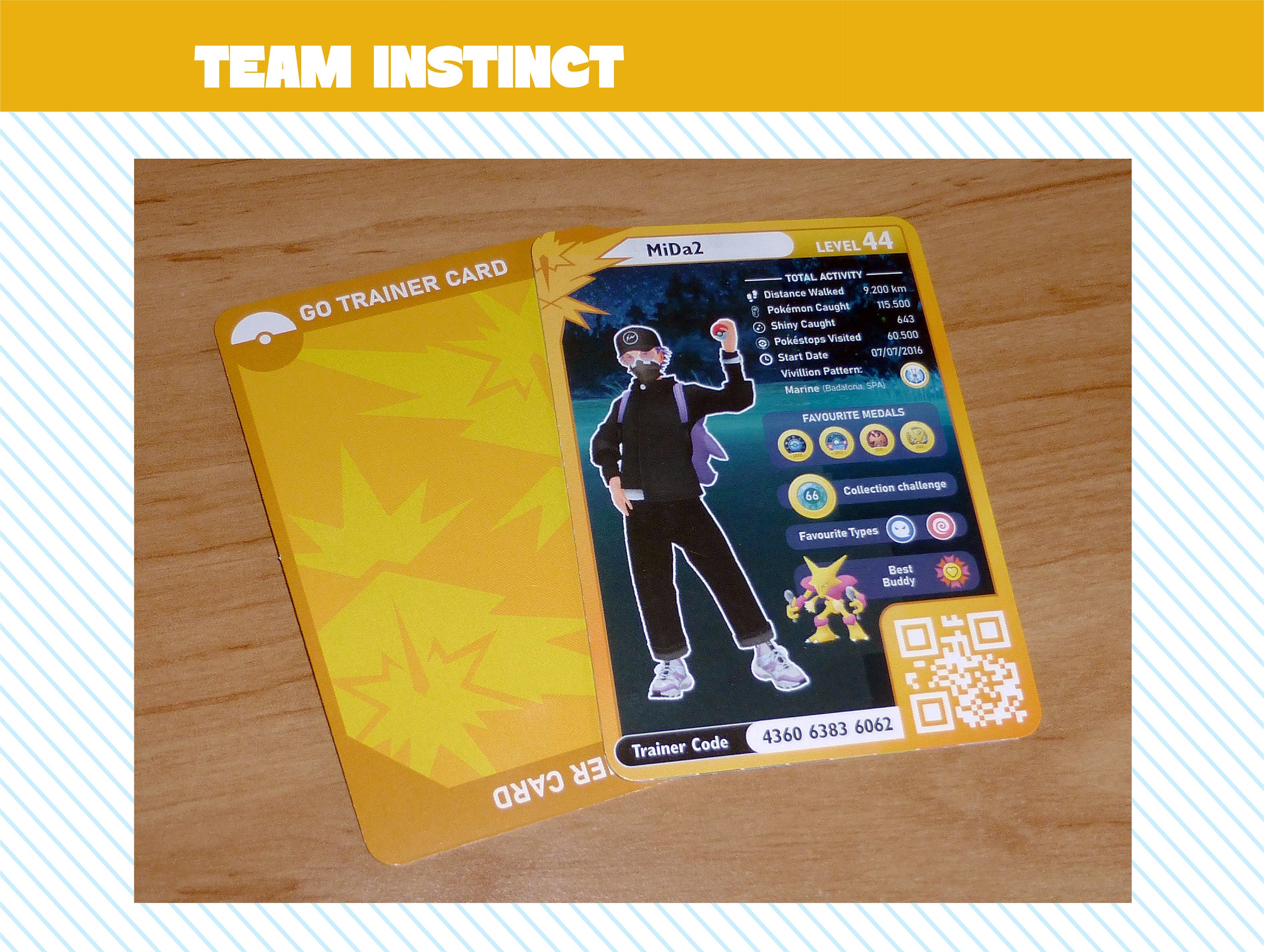 YOUR CUSTOM Pokémon GO Trainer Card - Etsy
