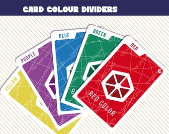 MTG Card Types Trading Card Game Dividers / Separators Magic - Etsy
