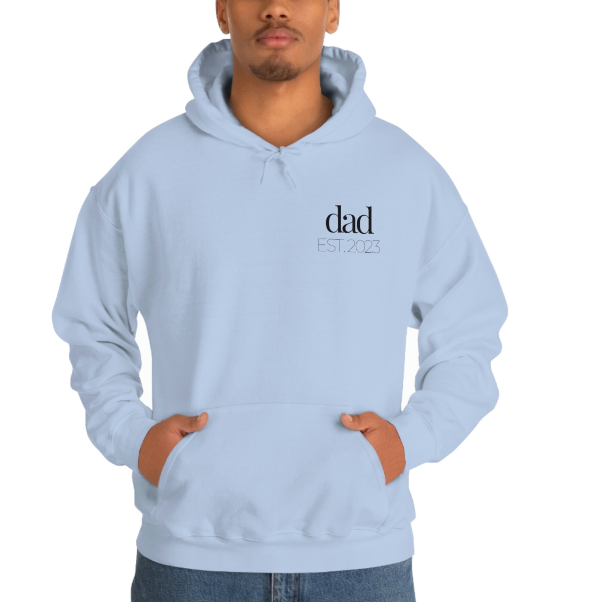 Dad Est Sweatshirt, Father's Day Sweatshirt, Father's Day Gift, Dad ...