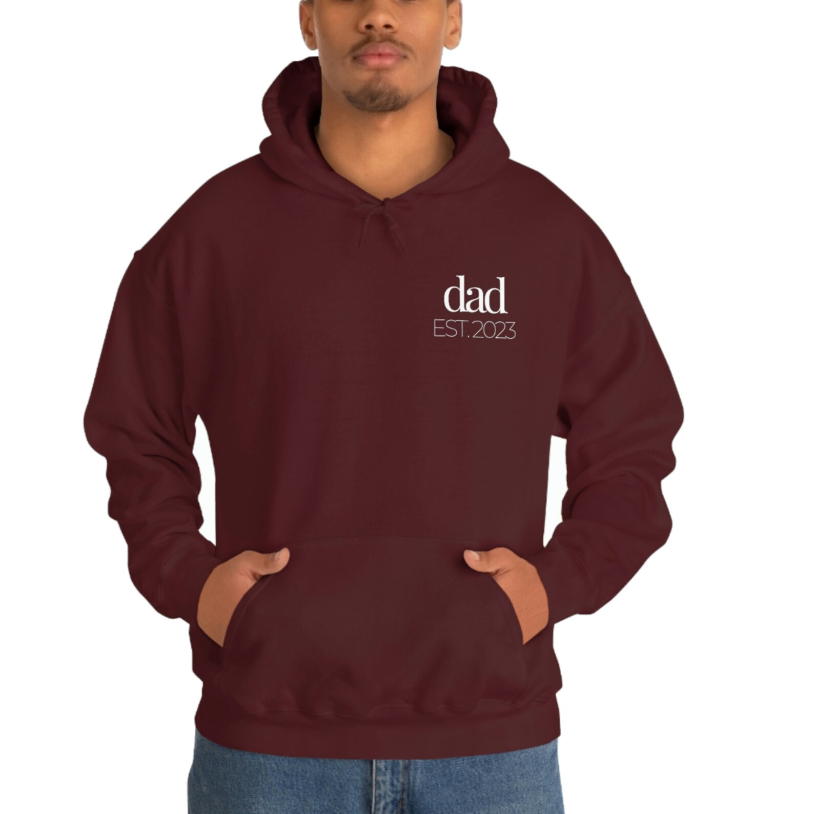 Dad Est Sweatshirt, Father's Day Sweatshirt, Father's Day Gift, Dad ...