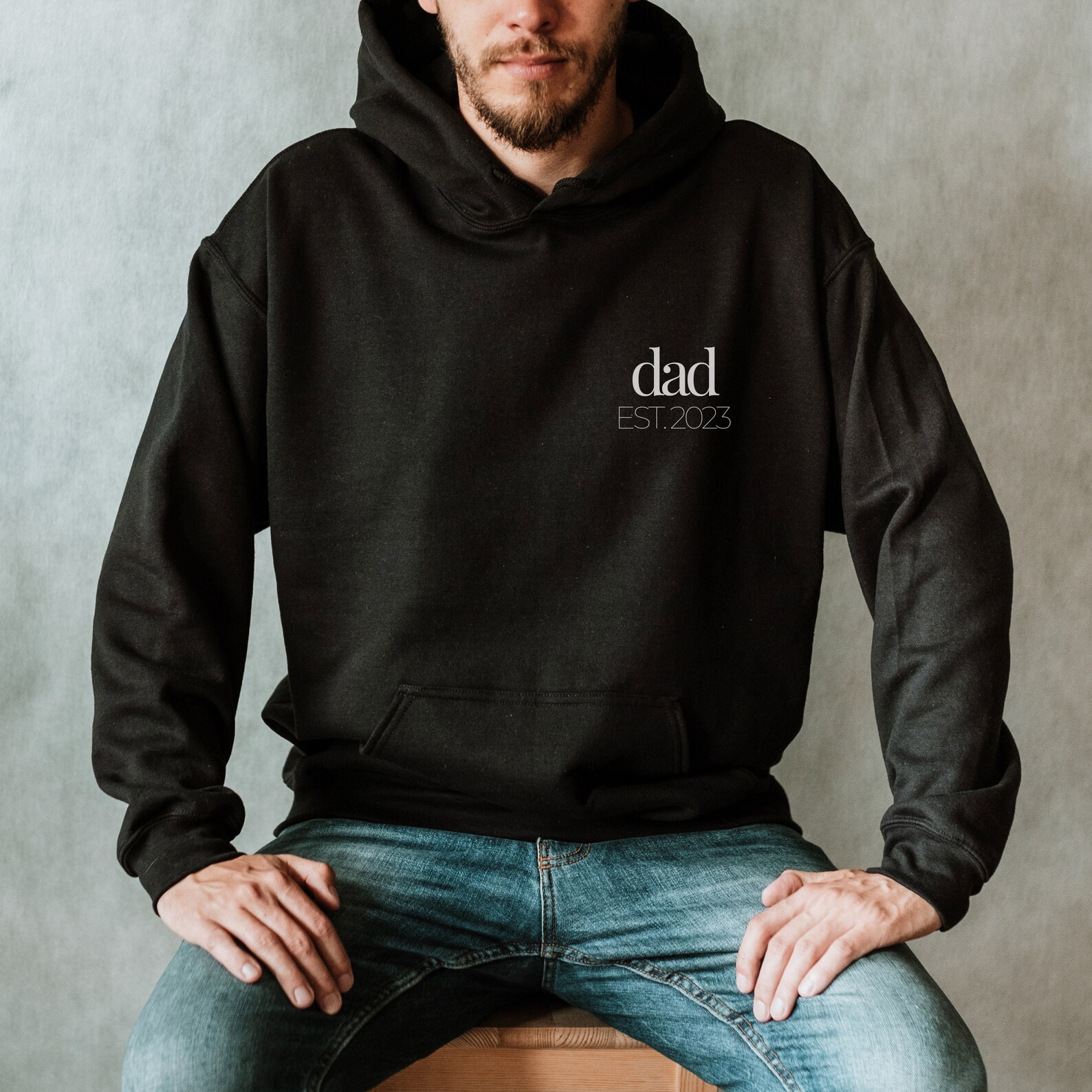 Dad Est Sweatshirt, Father's Day Sweatshirt, Father's Day Gift, Dad ...