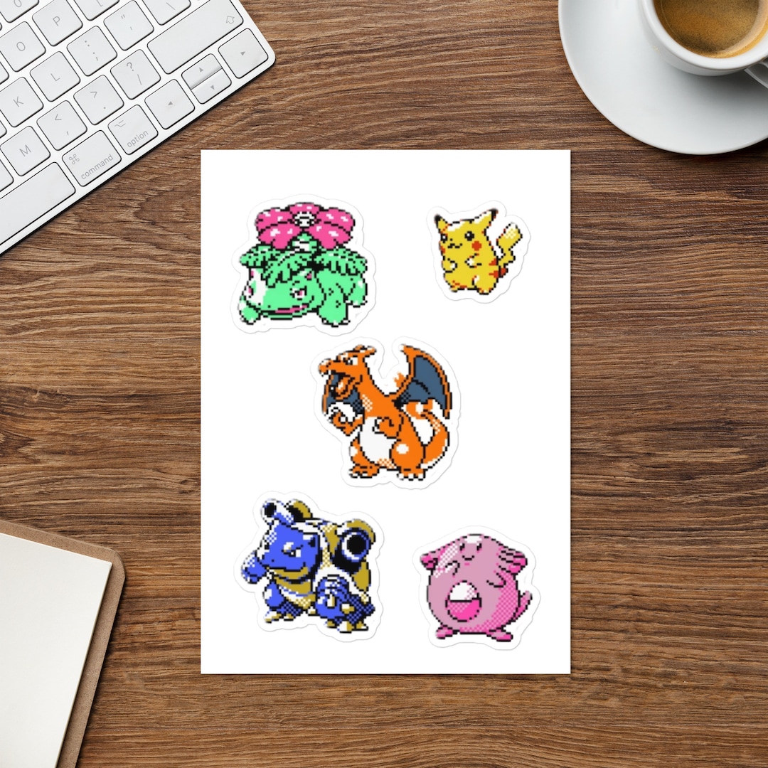 Pokemon Sticker Sheet - Etsy