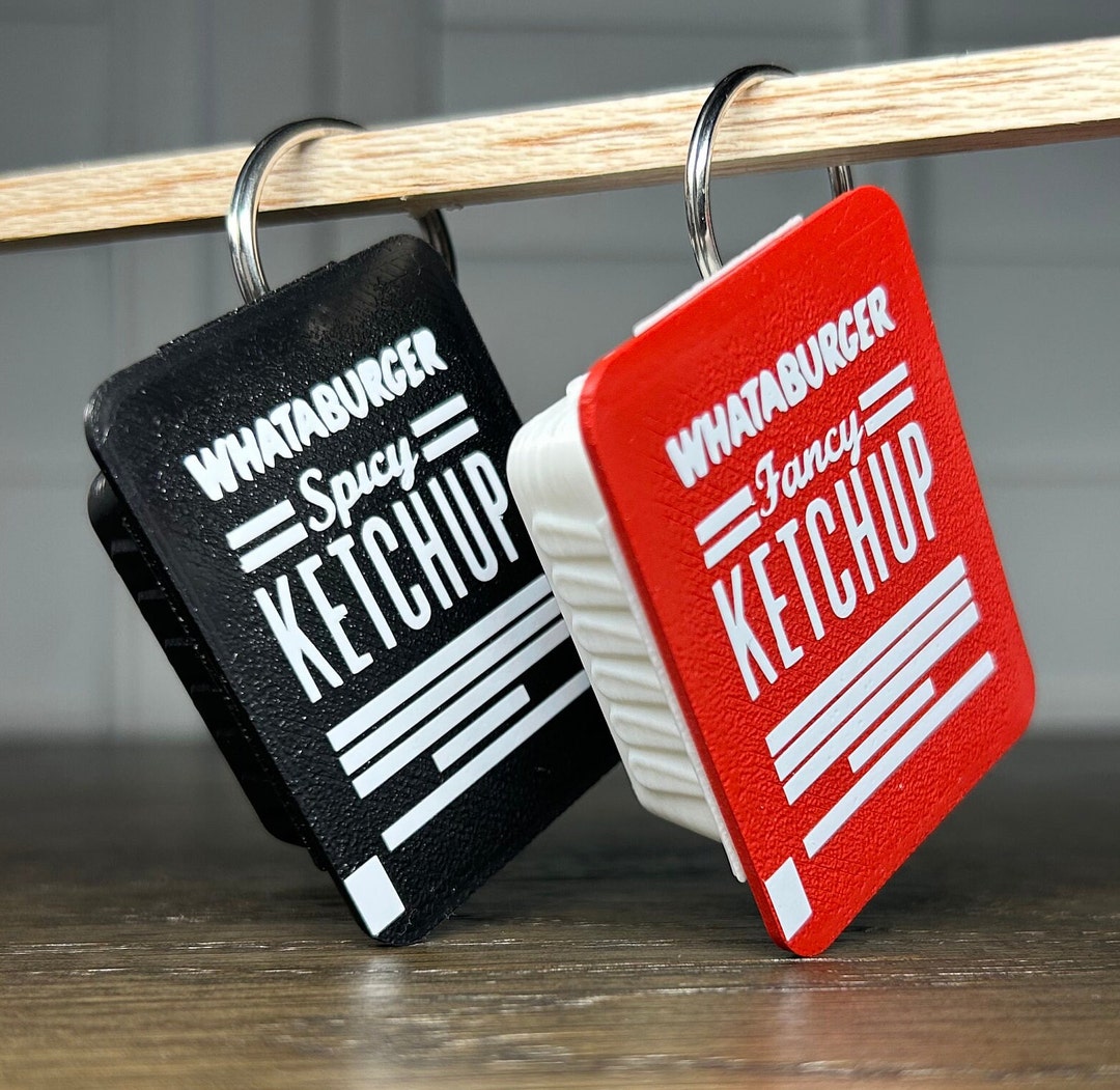 Whataburger Ketchup Keychain - Etsy