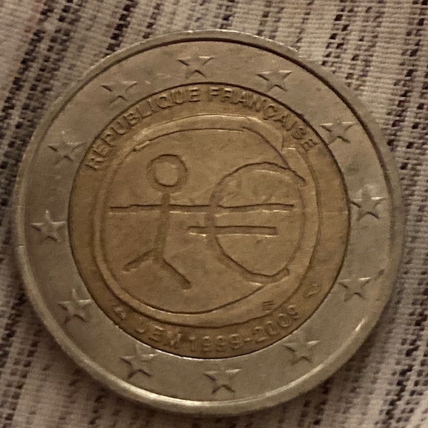 2 Euro Coin - Etsy UK