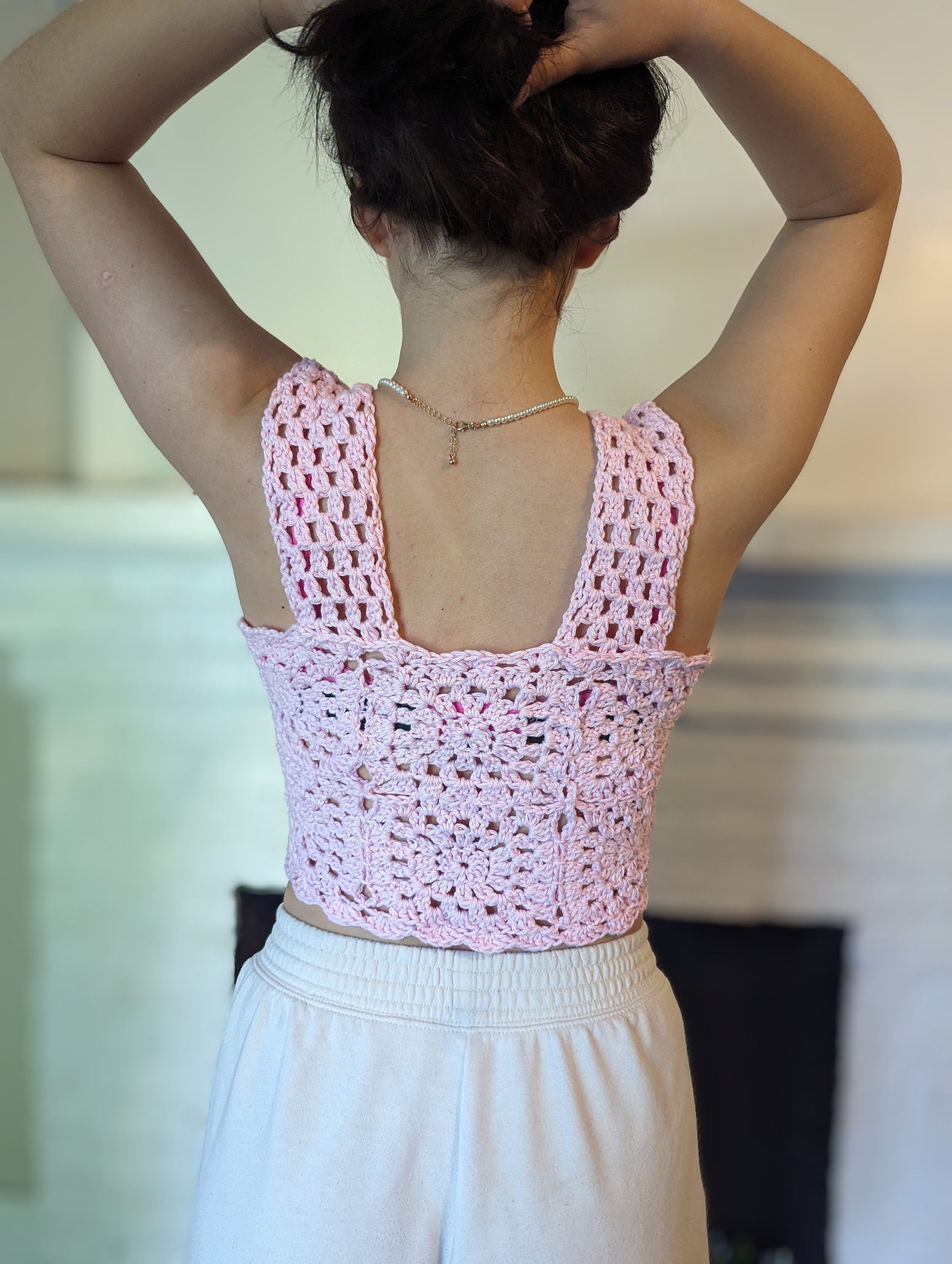 Crochet Mesh Summer Top Pattern – Lightweight Beach Cover up (PDF ...