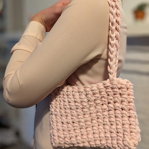 Easy to Crochet Chunky Shoulder Bag Pattern (PDF) - Etsy