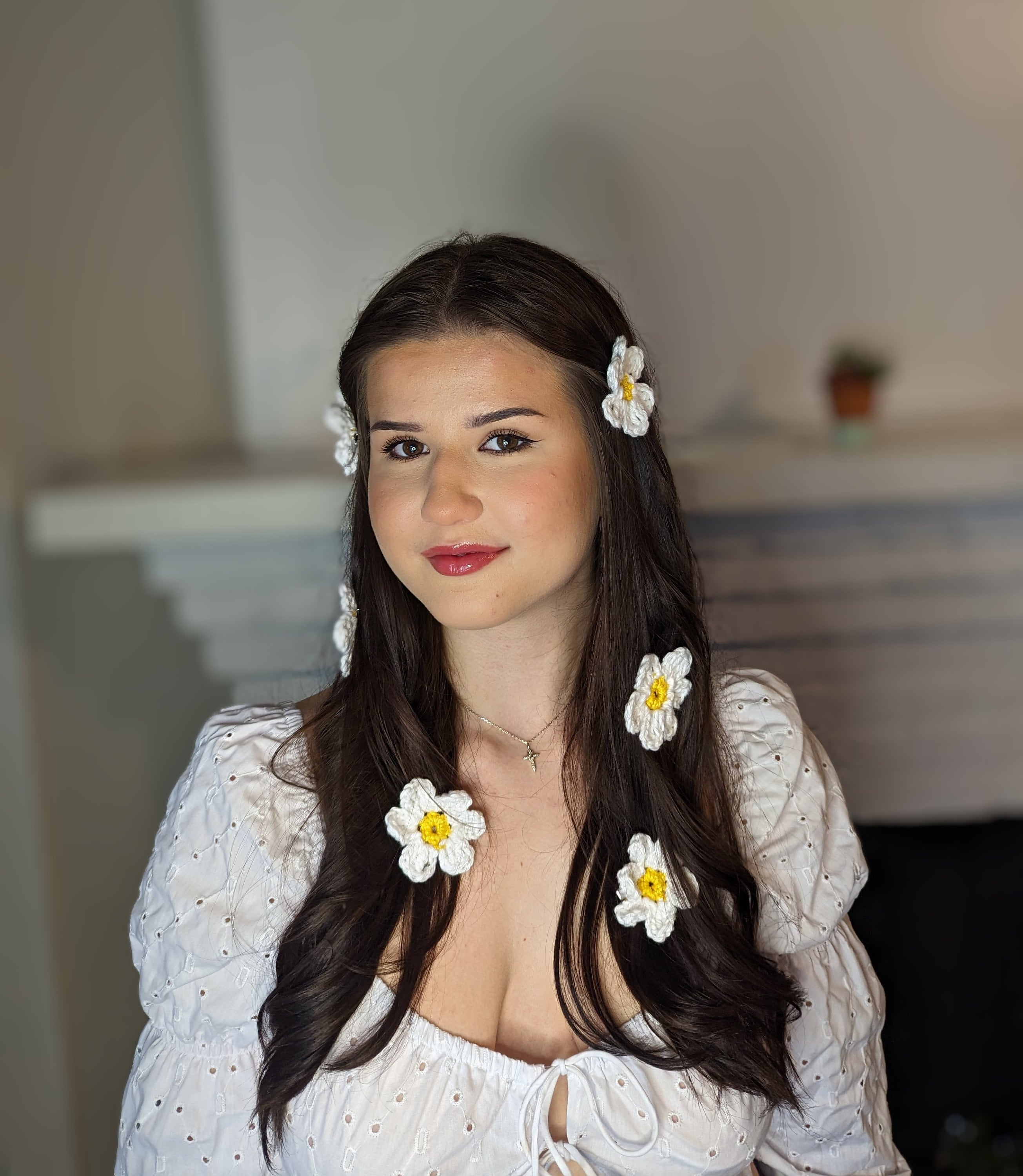 Crochet Flower Hair Clips PDF Pattern. Lana Del Rey - Etsy