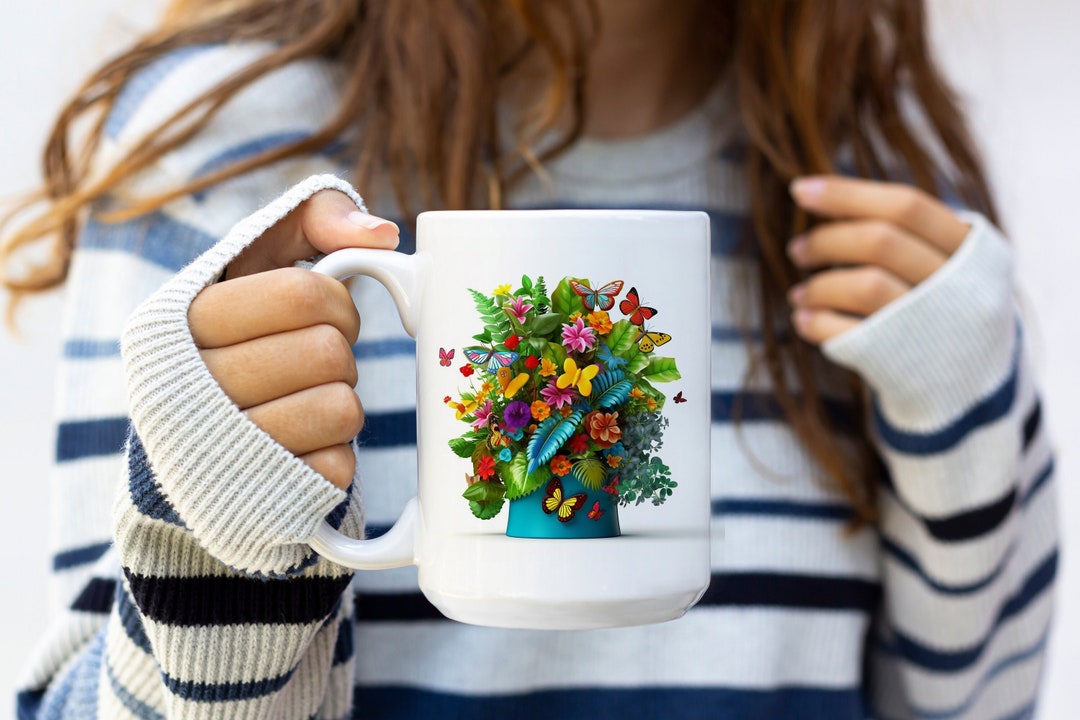 Cute Plant Mug, Plant Mom Mug Plant Dad Mug, Nature Mug, Garden Mug ...