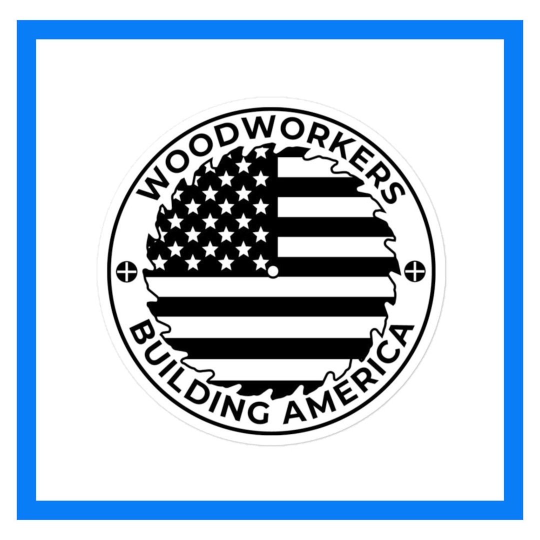 Woodworkers Sticker, Carpenters Hard Hat Sticker, Lunch Box Sticker ...