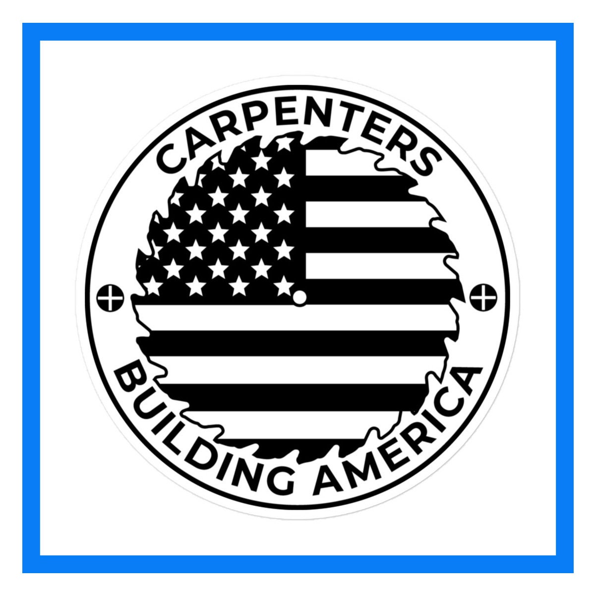 Carpenters Sticker, Carpenters Hard Hat Sticker, Lunch Box Sticker ...